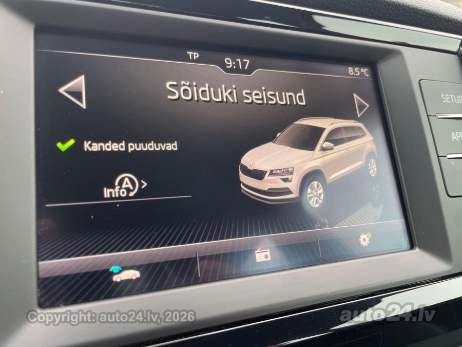 Бежевый Шкода Karoq 2019 в Тарту, объемом двигателя 1.00 л и пробегом 112 тыс. км за 13900 €, фото 11 на AUTOMOTO.COM.LV