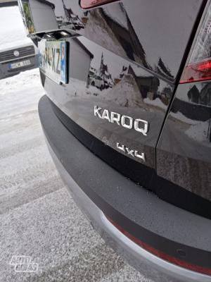 Black Skoda Karoq 2018 in Taurage, with an engine capacity of 2.00 L and mileage of 265 thousand km for 11950 €, photo 7 on AUTOMOTO.COM.LV