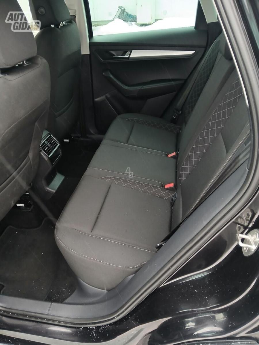 Black Skoda Karoq 2018 in Taurage, with an engine capacity of 2.00 L and mileage of 265 thousand km for 11950 €, photo 12 on AUTOMOTO.COM.LV