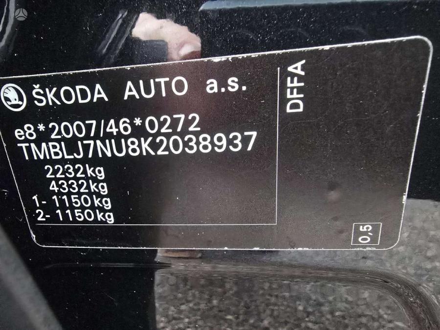 Melns Skoda Karoq 2019 Viļņa, ar dzinēja tilpumu 1.97 L un nobraukumu 168 tūkst. km par 18600 €, foto 40 vietnē AUTOMOTO.COM.LV