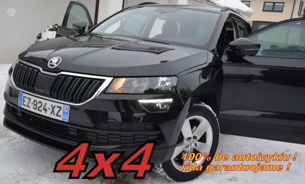 Black Skoda Karoq 2019 in Kaunas, with an engine capacity of 2.00 L and mileage of 260 thousand km for 14900 €, photo 1 on AUTOMOTO.COM.LV