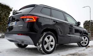 Black Skoda Karoq 2019 in Kaunas, with an engine capacity of 2.00 L and mileage of 260 thousand km for 14900 €, photo 5 on AUTOMOTO.COM.LV