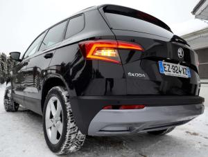 Black Skoda Karoq 2019 in Kaunas, with an engine capacity of 2.00 L and mileage of 260 thousand km for 14900 €, photo 10 on AUTOMOTO.COM.LV