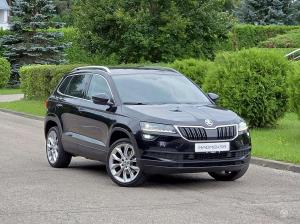 Black Skoda Karoq 2019 in Vilnius, with an engine capacity of 1.50 L and mileage of 193 thousand km for 16350 €, photo 8 on AUTOMOTO.COM.LV
