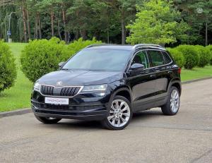 Black Skoda Karoq 2019 in Vilnius, with an engine capacity of 1.50 L and mileage of 193 thousand km for 16350 €, photo 9 on AUTOMOTO.COM.LV