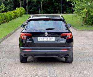 Black Skoda Karoq 2019 in Vilnius, with an engine capacity of 1.50 L and mileage of 193 thousand km for 16350 €, photo 11 on AUTOMOTO.COM.LV