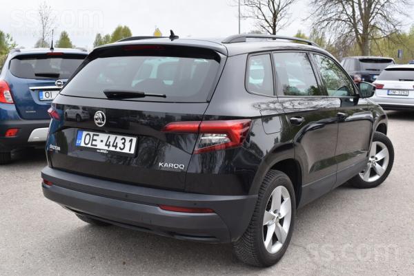 Melns Skoda Karoq 2019 Kuldīga, ar dzinēja tilpumu 1.60 L un nobraukumu 0 tūkst. km par 12550 €, foto 3 vietnē AUTOMOTO.COM.LV