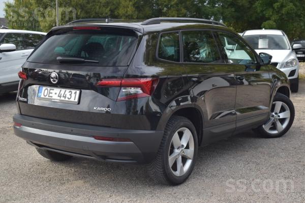 Melns Skoda Karoq 2019 Kuldīga, ar dzinēja tilpumu 1.60 L un nobraukumu 0 tūkst. km par 11990 €, foto 3 vietnē AUTOMOTO.COM.LV