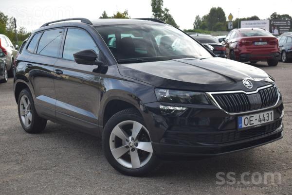 Melns Skoda Karoq 2019 Kuldīga, ar dzinēja tilpumu 1.60 L un nobraukumu 0 tūkst. km par 11990 €, foto 5 vietnē AUTOMOTO.COM.LV