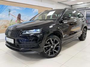Melns Skoda Karoq 2020 Kauņa, ar dzinēja tilpumu 1.97 L un nobraukumu 140 tūkst. km par 22600 €, foto  vietnē AUTOMOTO.COM.LV