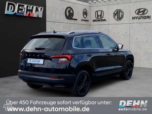 Black Skoda Karoq 2021 in Kaunas, with an engine capacity of 1.50 L and mileage of 98 thousand km for 24944 €, photo 3 on AUTOMOTO.COM.LV