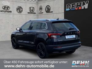 Black Skoda Karoq 2021 in Kaunas, with an engine capacity of 1.50 L and mileage of 98 thousand km for 24944 €, photo 4 on AUTOMOTO.COM.LV