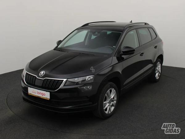 Black Skoda Karoq 2021 in Vilnius, with an engine capacity of 1.50 L and mileage of 158 thousand km for 18199 €, photo 1 on AUTOMOTO.COM.LV