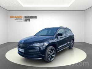 Черный Шкода Karoq 2021 в Рига, объемом двигателя 1.50 л и пробегом 90 тыс. км за 21490 €, фото  на AUTOMOTO.COM.LV