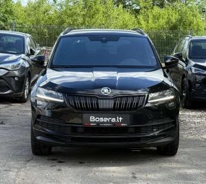 Black Skoda Karoq 2021 in Vilnius, with an engine capacity of 1.50 L and mileage of 204 thousand km for 18990 €, photo 3 on AUTOMOTO.COM.LV