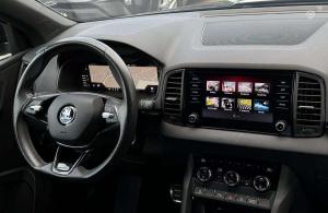 Black Skoda Karoq 2021 in Vilnius, with an engine capacity of 1.50 L and mileage of 204 thousand km for 18990 €, photo 31 on AUTOMOTO.COM.LV