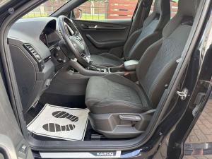 Black Skoda Karoq 2021 in Siauliai, with an engine capacity of 1.50 L and mileage of 215 thousand km for 18390 €, photo 11 on AUTOMOTO.COM.LV