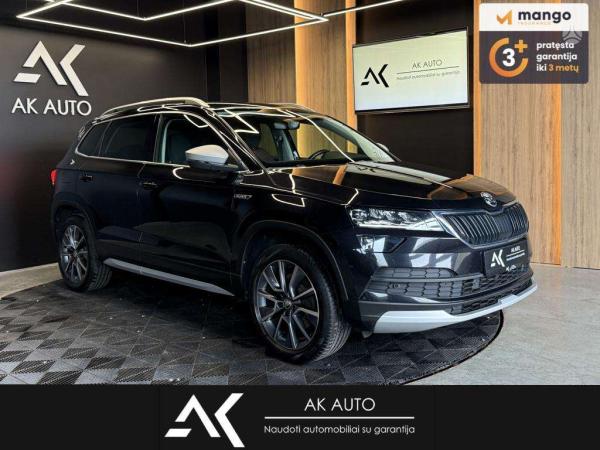 Black Skoda Karoq 2021 in Kaunas, with an engine capacity of 1.97 L and mileage of 174 thousand km for 20990 €, photo 1 on AUTOMOTO.COM.LV