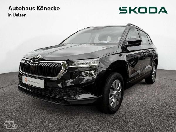 Black Skoda Karoq 2022 in Kaunas, with an engine capacity of 1.00 L and mileage of 32 thousand km for 22246 €, photo 1 on AUTOMOTO.COM.LV