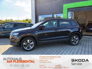 Melns Skoda Karoq 2022 Kauņa, ar dzinēja tilpumu 1.50 L un nobraukumu 35 tūkst. km par 28240 €, foto  vietnē AUTOMOTO.COM.LV