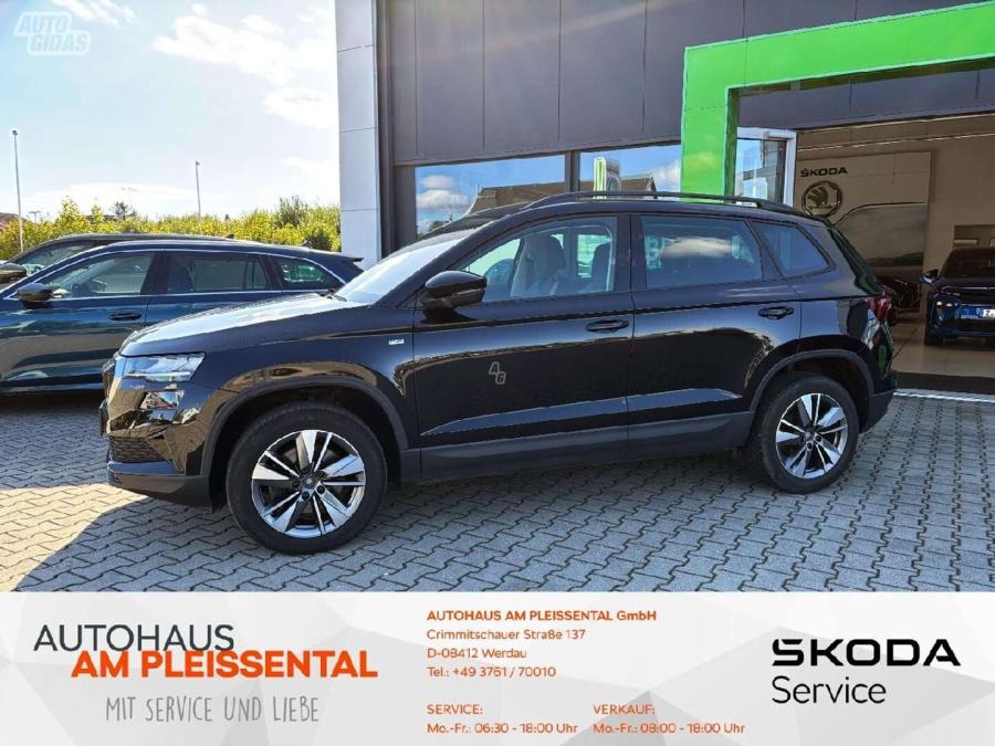 Melns Skoda Karoq 2022 Kauņa, ar dzinēja tilpumu 1.50 L un nobraukumu 35 tūkst. km par 28240 €, foto 1 vietnē AUTOMOTO.COM.LV
