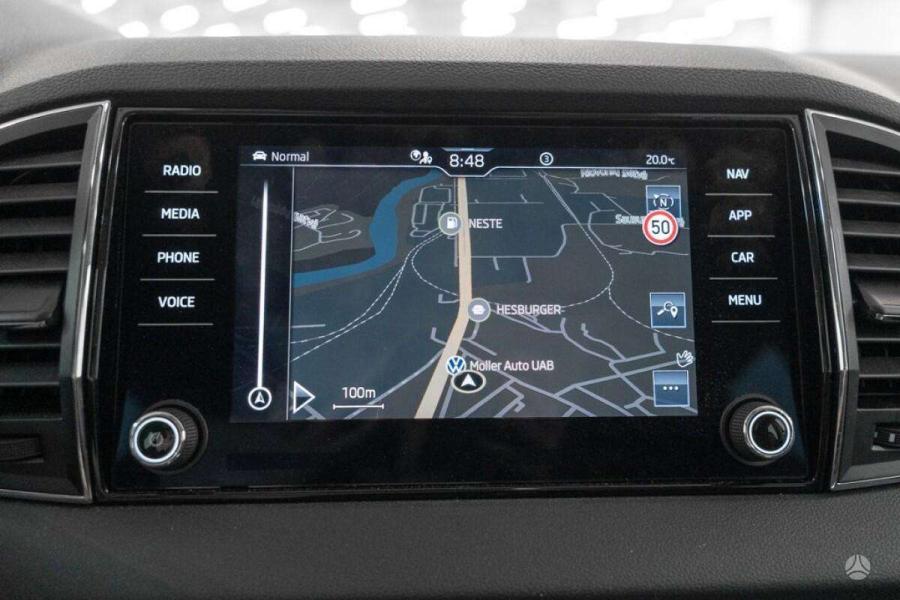 Black Skoda Karoq 2022 in Vilnius, with an engine capacity of 2.00 L and mileage of 147 thousand km for 24350 €, photo 14 on AUTOMOTO.COM.LV