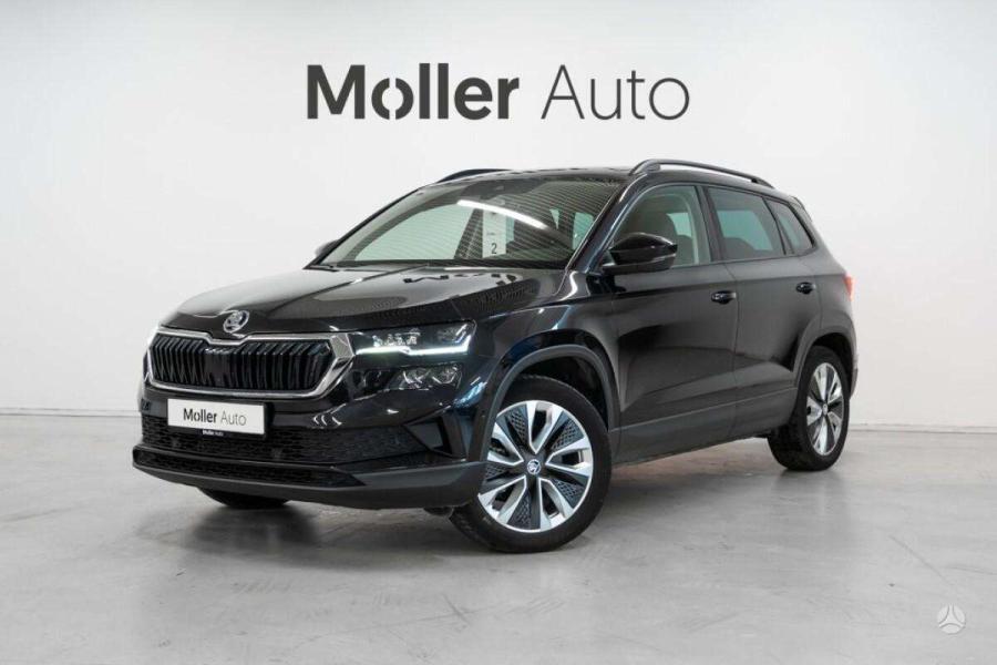Melns Skoda Karoq 2022 Viļņa, ar dzinēja tilpumu 2.00 L un nobraukumu 147 tūkst. km par 24100 €, foto 1 vietnē AUTOMOTO.COM.LV