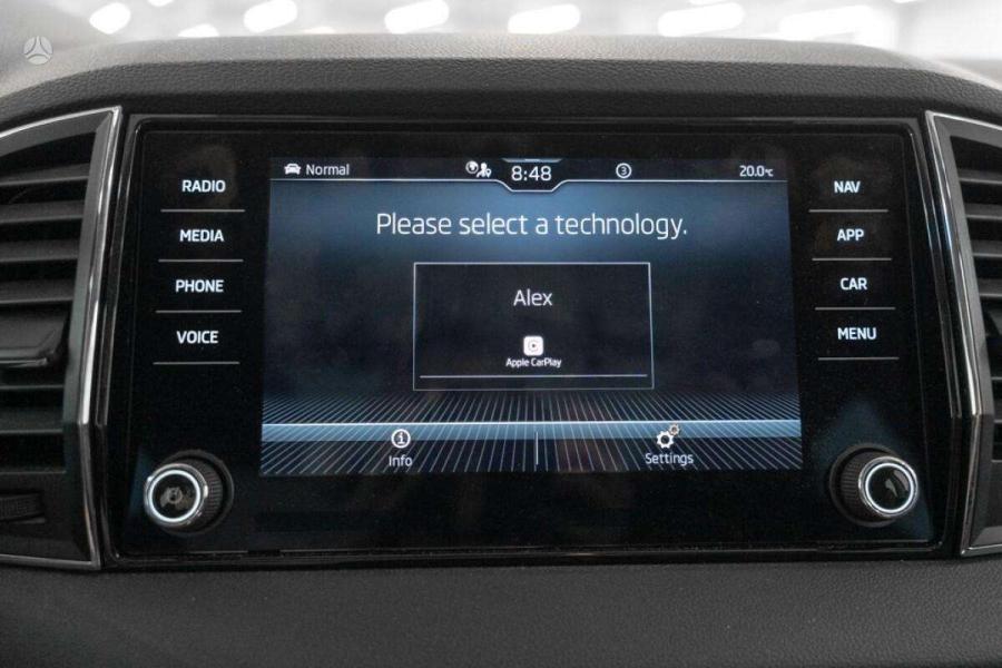 Melns Skoda Karoq 2022 Viļņa, ar dzinēja tilpumu 2.00 L un nobraukumu 147 tūkst. km par 24100 €, foto 15 vietnē AUTOMOTO.COM.LV