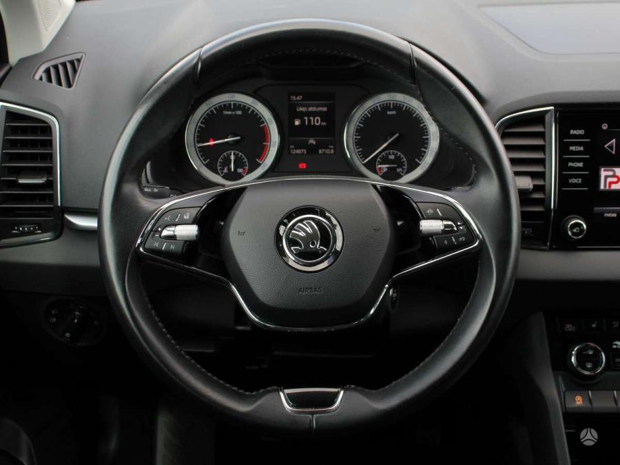 Melns Skoda Karoq 2022 Viļņa, ar dzinēja tilpumu 1.50 L un nobraukumu 125 tūkst. km par 17250 €, foto 7 vietnē AUTOMOTO.COM.LV