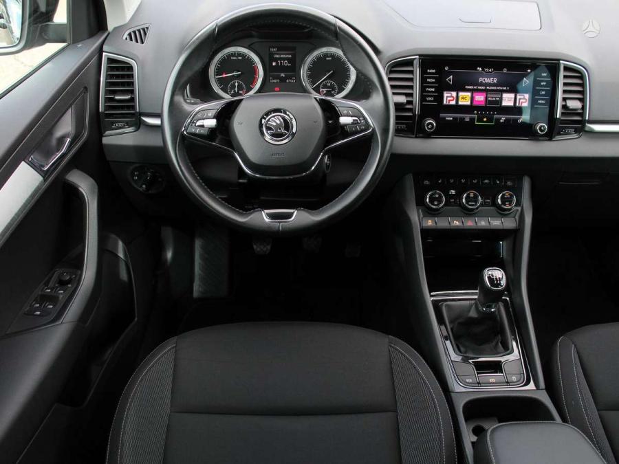 Melns Skoda Karoq 2022 Viļņa, ar dzinēja tilpumu 1.50 L un nobraukumu 125 tūkst. km par 17250 €, foto 8 vietnē AUTOMOTO.COM.LV