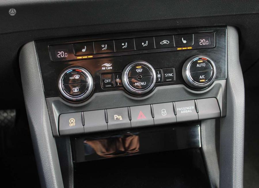 Melns Skoda Karoq 2022 Viļņa, ar dzinēja tilpumu 1.50 L un nobraukumu 125 tūkst. km par 17250 €, foto 12 vietnē AUTOMOTO.COM.LV