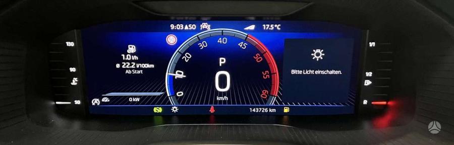 Black Skoda Karoq 2022 in Kaunas, with an engine capacity of 1.97 L and mileage of 144 thousand km for 19500 €, photo 10 on AUTOMOTO.COM.LV