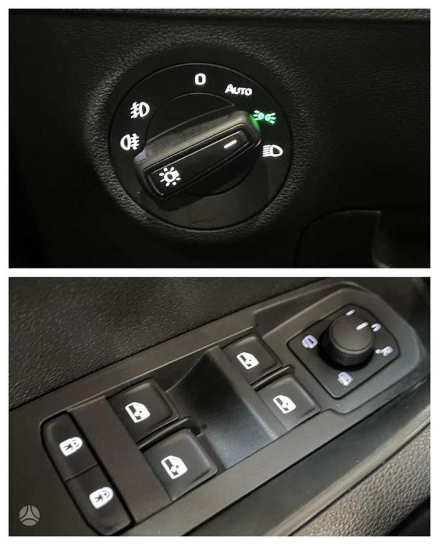 Black Skoda Karoq 2022 in Kaunas, with an engine capacity of 1.97 L and mileage of 144 thousand km for 19500 €, photo 15 on AUTOMOTO.COM.LV