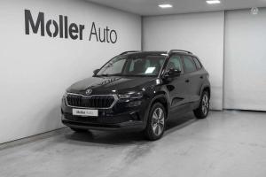 Black Skoda Karoq 2022 in Vilnius, with an engine capacity of 2.00 L and mileage of 159 thousand km for 19450 €, photo  on AUTOMOTO.COM.LV