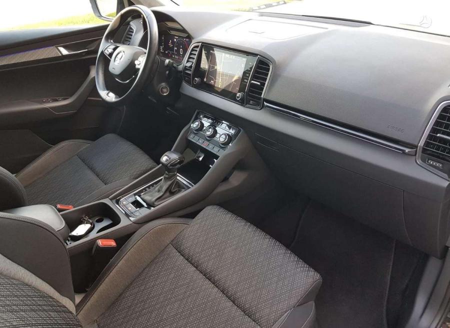 Melns Skoda Karoq 2023 Šauļi, ar dzinēja tilpumu 1.97 L un nobraukumu 178 tūkst. km par 17200 €, foto 10 vietnē AUTOMOTO.COM.LV