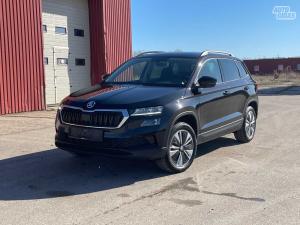 Black Skoda Karoq 2024 in Vilnius, with an engine capacity of 1.50 L and mileage of 38 thousand km for 23700 €, photo  on AUTOMOTO.COM.LV