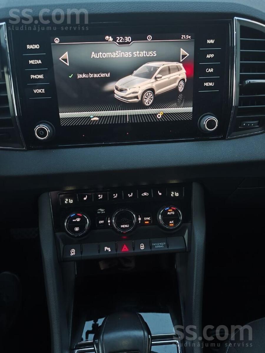 Melns Skoda Karoq 2024 Rīga, ar dzinēja tilpumu 1.50 L un nobraukumu 40 tūkst. km par 24500 €, foto 23 vietnē AUTOMOTO.COM.LV