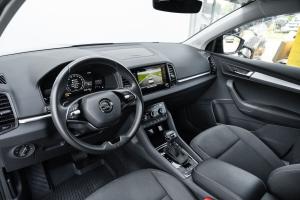 Black Skoda Karoq 2024 in Riga, with an engine capacity of 1.50 L and mileage of 41 thousand km for 23950 €, photo 25 on AUTOMOTO.COM.LV