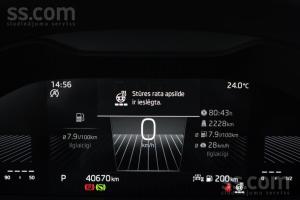Black Skoda Karoq 2024 in Riga, with an engine capacity of 1.50 L and mileage of 41 thousand km for 23950 €, photo 13 on AUTOMOTO.COM.LV