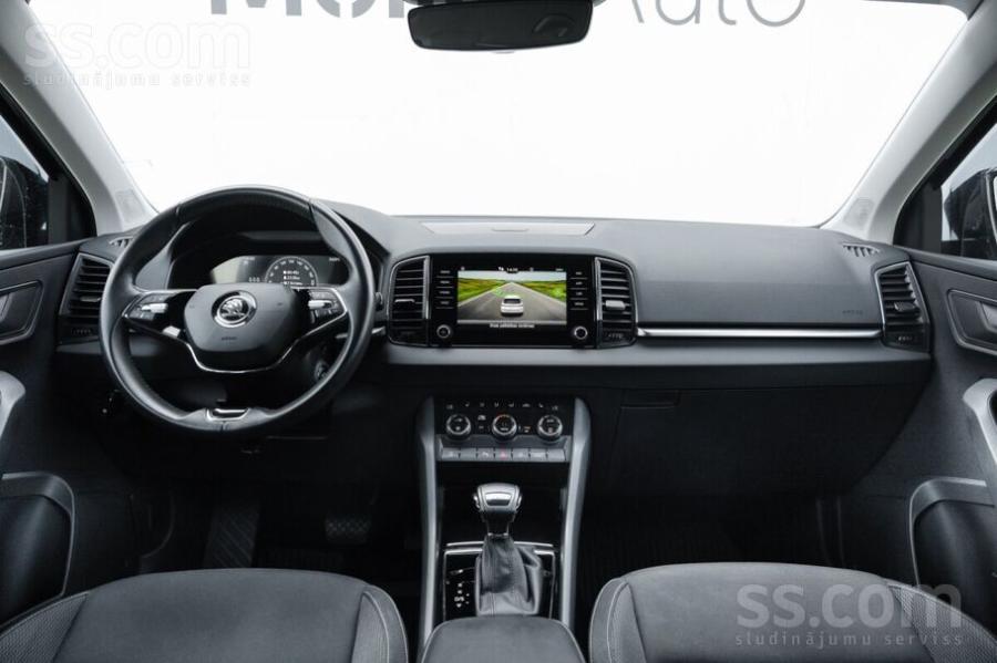 Black Skoda Karoq 2024 in Riga, with an engine capacity of 1.50 L and mileage of 41 thousand km for 23950 €, photo 28 on AUTOMOTO.COM.LV