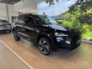 Black Skoda Karoq 2026 in Valmiera, with an engine capacity of 1.50 L and mileage of 5 thousand km for 35680 €, photo  on AUTOMOTO.COM.LV
