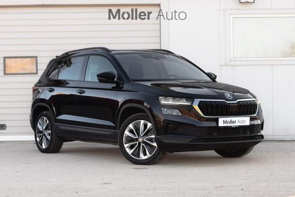 Melns Skoda Karoq 2022 Jelgava, ar dzinēja tilpumu 1.50 L un nobraukumu 149 tūkst. km par 23500 €, foto  vietnē AUTOMOTO.COM.LV