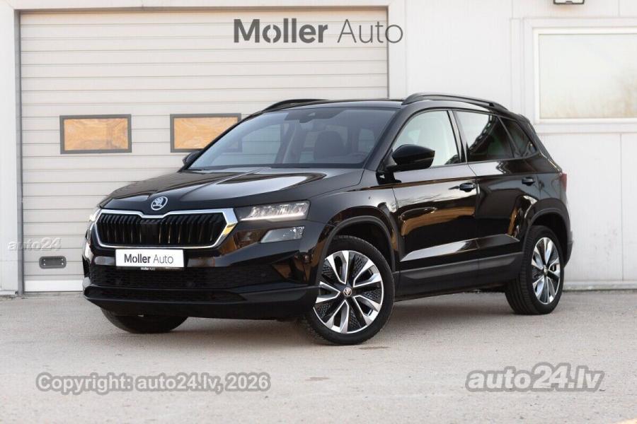 Black Skoda Karoq 2022 in Jelgava, with an engine capacity of 1.50 L and mileage of 149 thousand km for 24082 €, photo 2 on AUTOMOTO.COM.LV