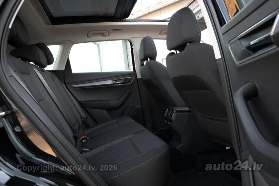 Black Skoda Karoq 2022 in Jelgava, with an engine capacity of 1.50 L and mileage of 149 thousand km for 24082 €, photo 10 on AUTOMOTO.COM.LV