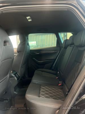 Black Skoda Karoq 2026 in Rakvere, with an engine capacity of 1.50 L and mileage of 7 thousand km for 34940 €, photo 9 on AUTOMOTO.COM.LV