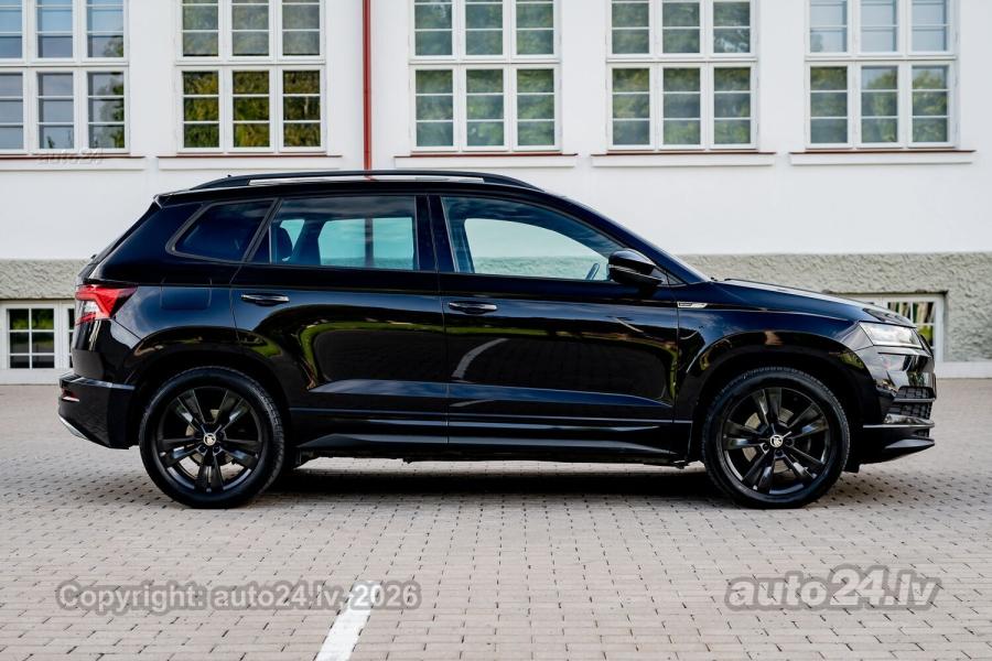 Black Skoda Karoq 2020 in Parnu, with an engine capacity of 2.00 L and mileage of 202 thousand km for 19900 €, photo 9 on AUTOMOTO.COM.LV