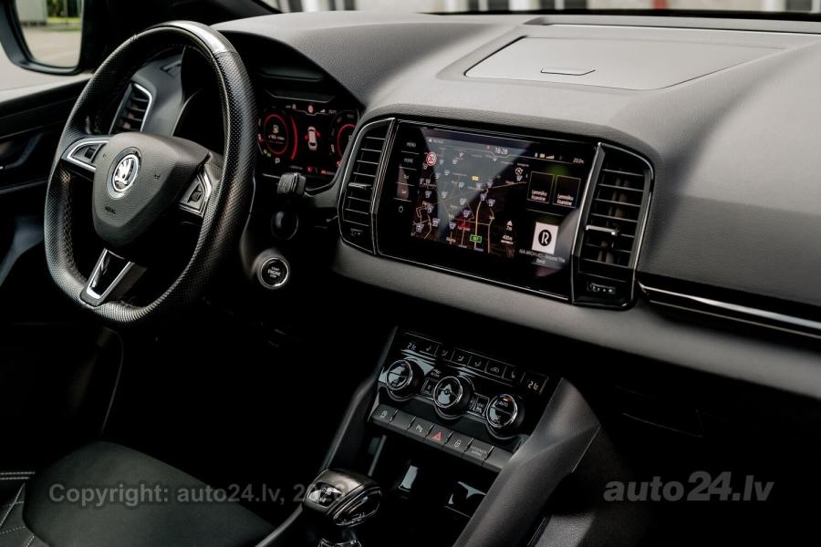 Black Skoda Karoq 2020 in Parnu, with an engine capacity of 2.00 L and mileage of 202 thousand km for 19900 €, photo 18 on AUTOMOTO.COM.LV