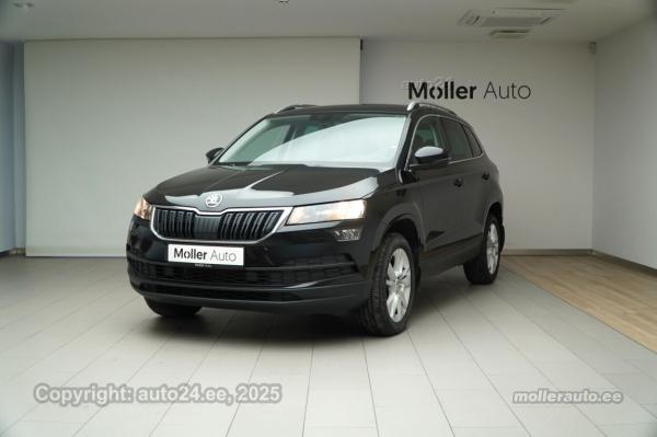 Melns Skoda Karoq 2021 Tallina, ar dzinēja tilpumu 1.50 L un nobraukumu 141 tūkst. km par 17900 €, foto 1 vietnē AUTOMOTO.COM.LV