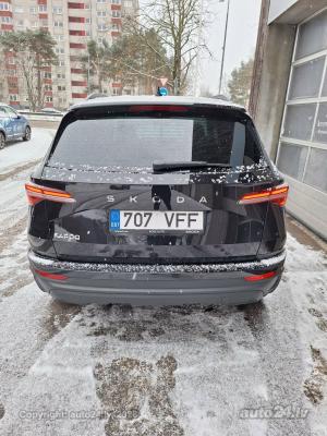 Black Skoda Karoq 2024 in Tallinn, with an engine capacity of 1.50 L and mileage of 53 thousand km for 28500 €, photo  on AUTOMOTO.COM.LV