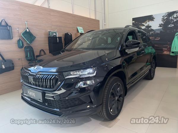 Black Skoda Karoq 2026 in Paide, with an engine capacity of 0.00 L and mileage of 0 thousand km for 34420 €, photo 1 on AUTOMOTO.COM.LV
